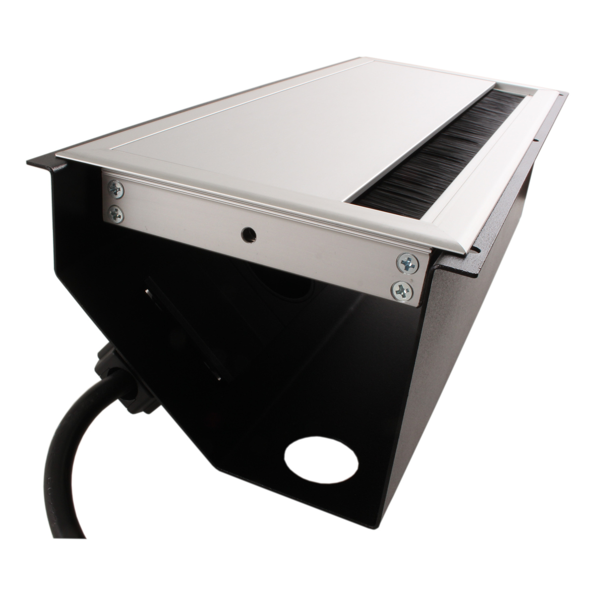 Mediaport Bravo Basic 2x230V FR - USB A+C aluminium - najlepsze ceny i ...